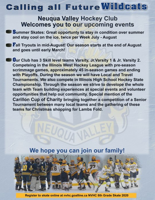 Neuqua Valley Hockey Club powered by GOALLINE.ca